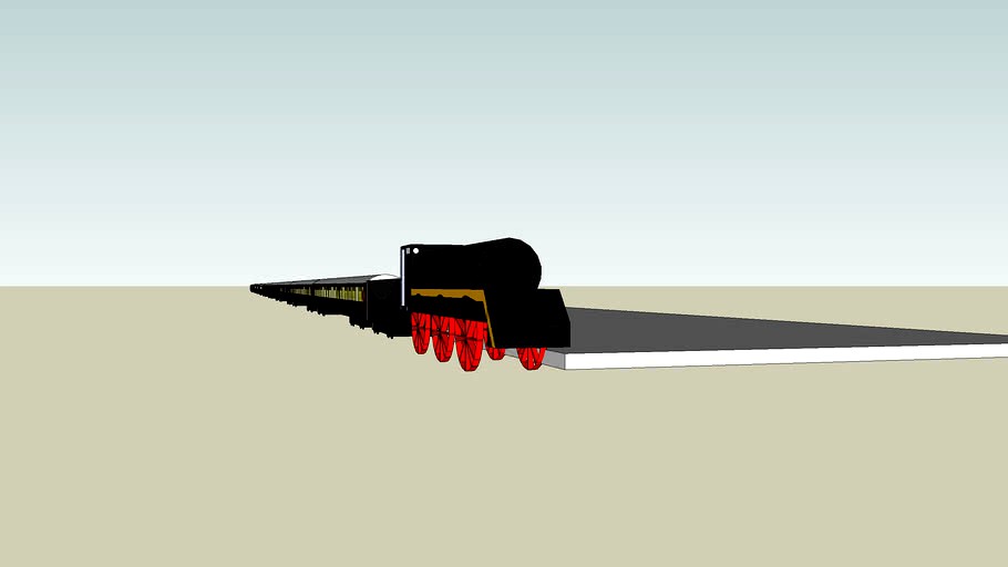 Orient Express 3d model