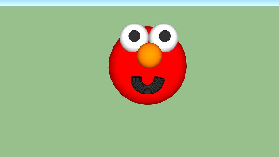 elmo 3d model