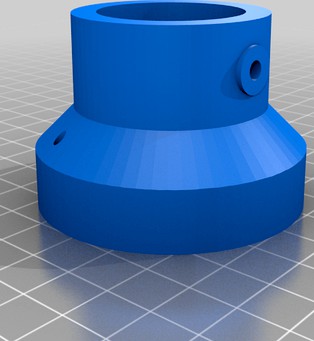 Spotting Scope Adapter (nikon f to 1.25 eye-piece) by lifeofthanks 3d model