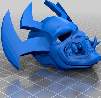 Samurai Jack AKU Mask by EmanuelTheElemental 3d model