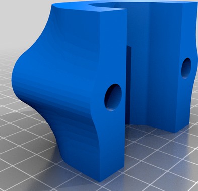 X52 HOTAS Mount for SecretLab by wlindsey97 3d model