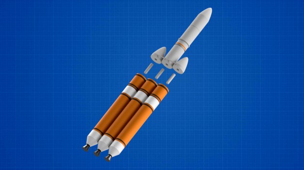 Delta IV Heavy by Klaus61824 3d model