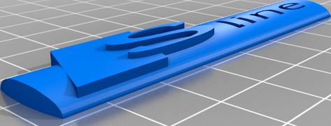 audi s-line logo by jpsub 3d model