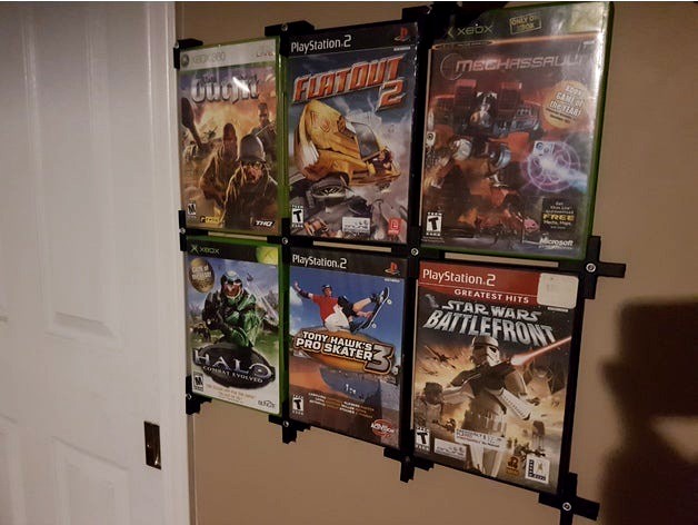 game case wall display by KumoriMyou 3d model