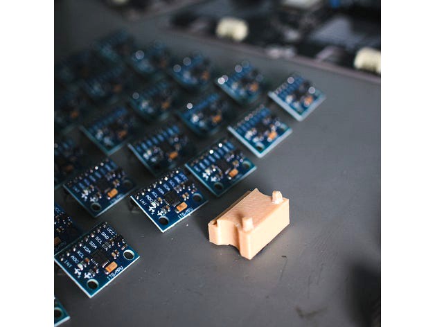 MPU-6050 Pin Header Soldering Jig by seanhodgins 3d model