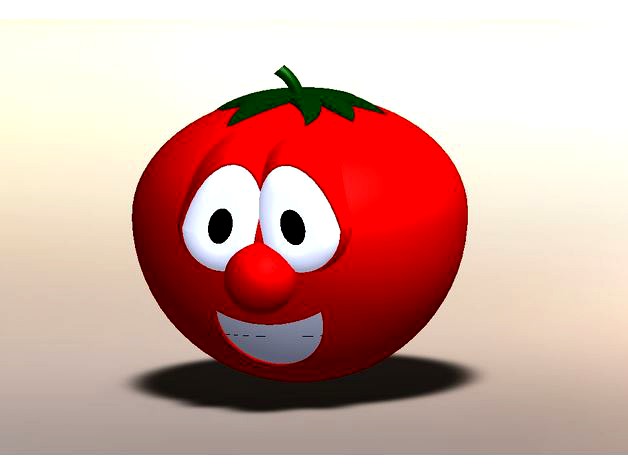Veggie Tales! Bob the tomato! by everythingyoueverwant 3d model