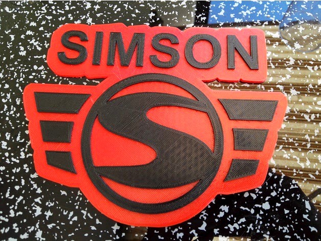 Simson Logo by Mane660 3d model