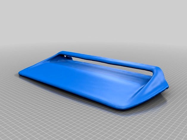 FC rx7 Hood Scoop by manual123 3d model