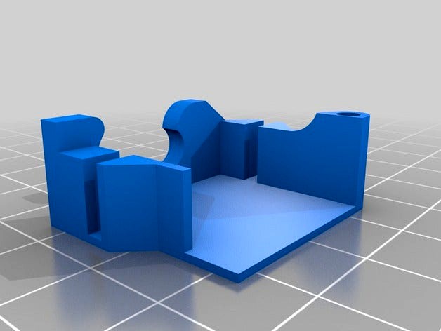 HXT900 clip mount by skyraccoon 3d model