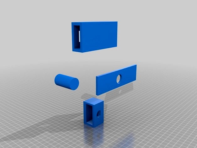 Push Lock by Ruggys 3d model