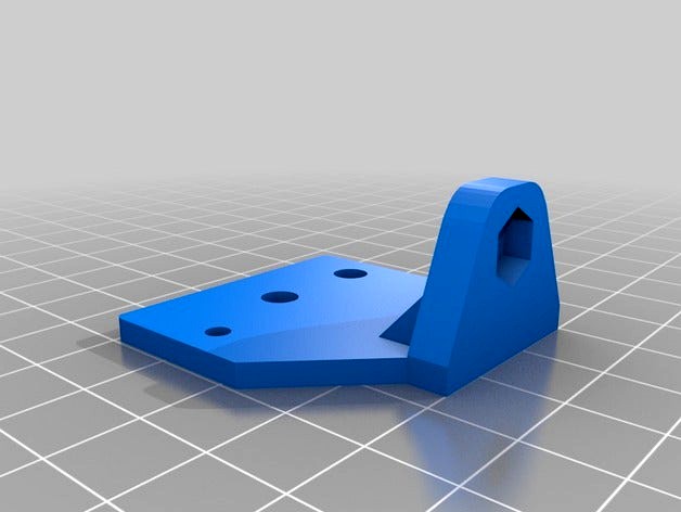 Adjustable Z End Stop with X-Axis Idler Mount by Destiny2k10 3d model