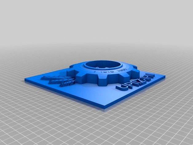 Logo UPIIZ-IPN by Salaises_UPIIZ1993 3d model