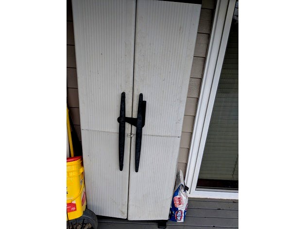 Black & Decker Utility Cabinet door latch by JellyTitan 3d model