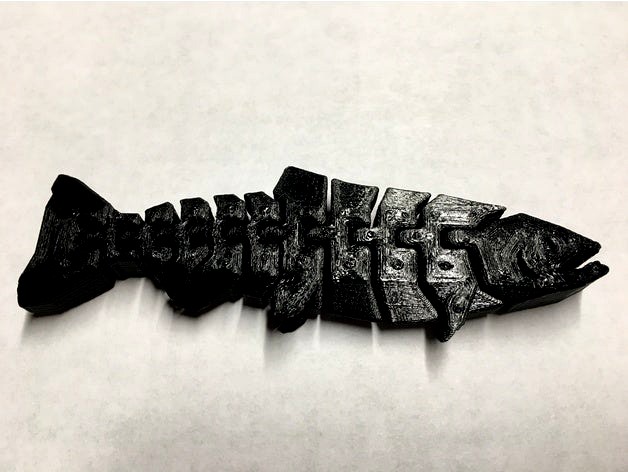 Flexi Fish by FinneganFalco 3d model