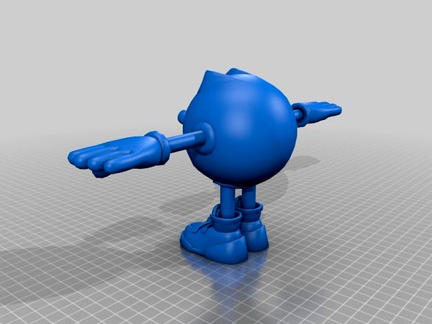 Fake Pac-Man by WoomyUnitedToday 3d model