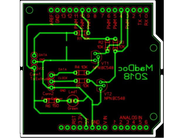 Filament Width Sensor with Arduino uno and Thickness-Gauge by Maddoc 3d ...