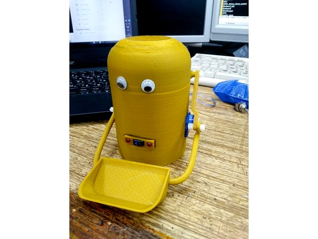 Hungry Robot attiny85 TCRT5000 by xplp 3d model