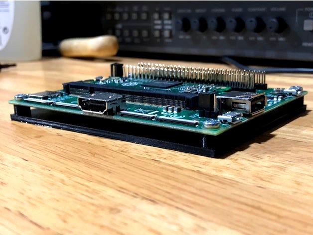 Raspberry Pi Compute Module 3 I/O Board Mount by Spectere 3d model