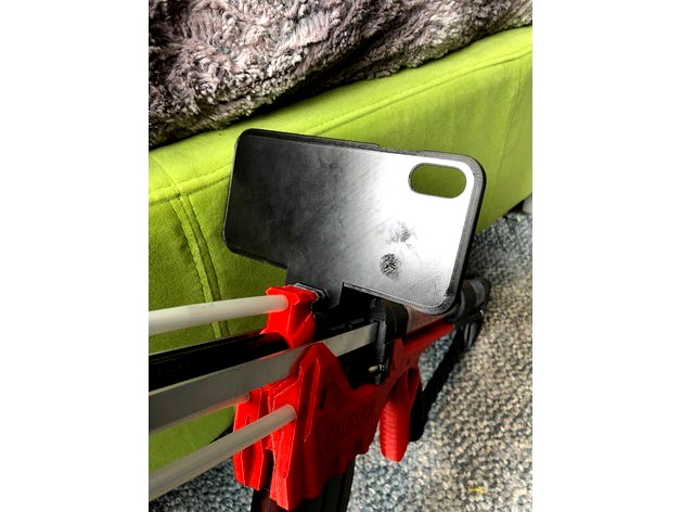 iPhone X Picatinny Rail Mount by SpeedRicky54 3d model