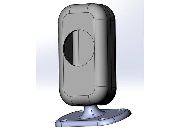 Box for Arduino motion-sensor with wall mount by klmsky 3d model