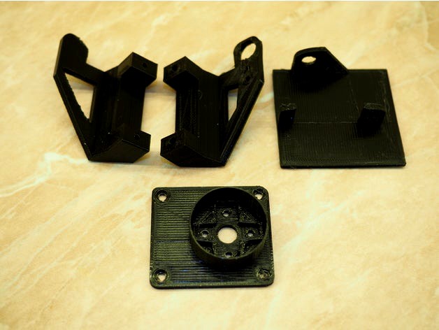 Servo Bracket Platform for 9G SG90 by Diodmag 3d model