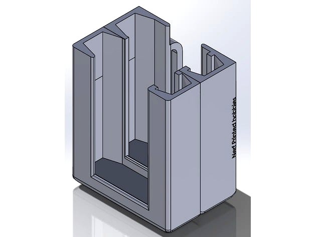Nerf PrintedHobbies Double Belt Mag Holder V2 by Wilbero 3d model
