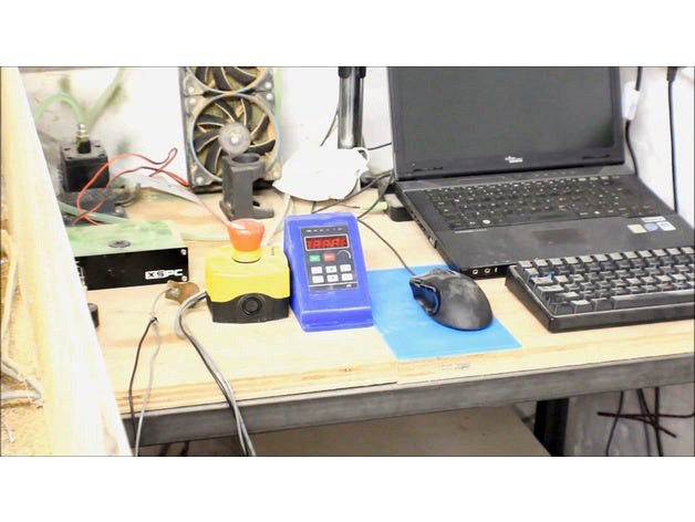 CNC VFD Control Box Enclosure by Washout 3d model