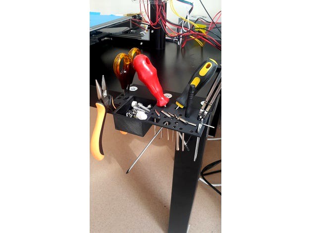 tool holder for lack and other tables by berkozkasli 3d model