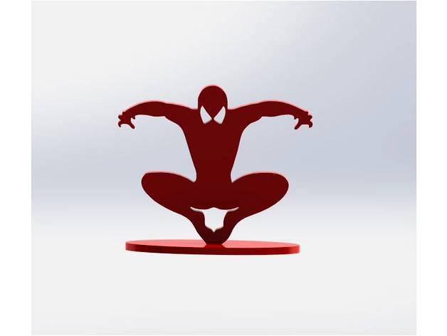 Spiderman 2D by Adjio13 3d model
