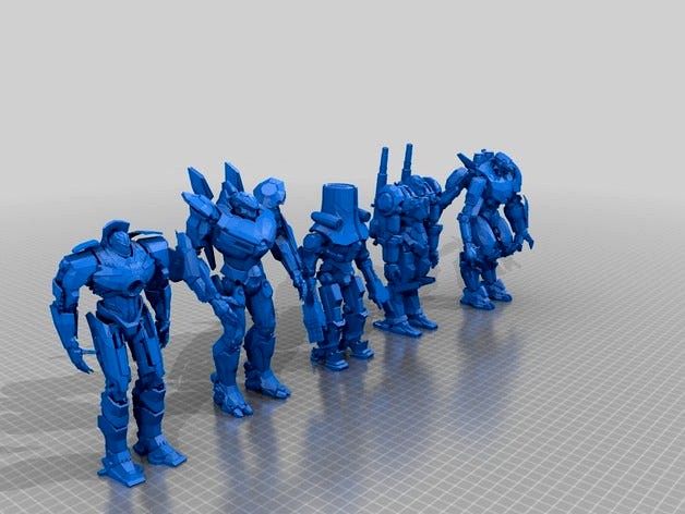 Pacific Rim Characters by Jace1969 3d model