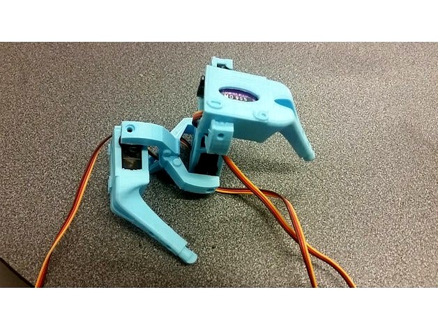 GigaBrain critter extendable robot hinges by megamikey 3d model