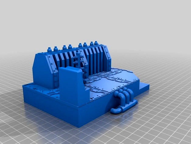 Badzone Delta-7 Archaeotech device by fintster 3d model