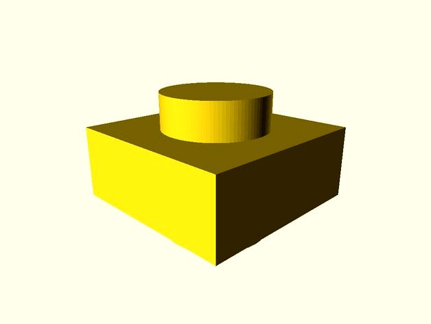 Double Sided Lego Plates by inkalchemist1994 3d model