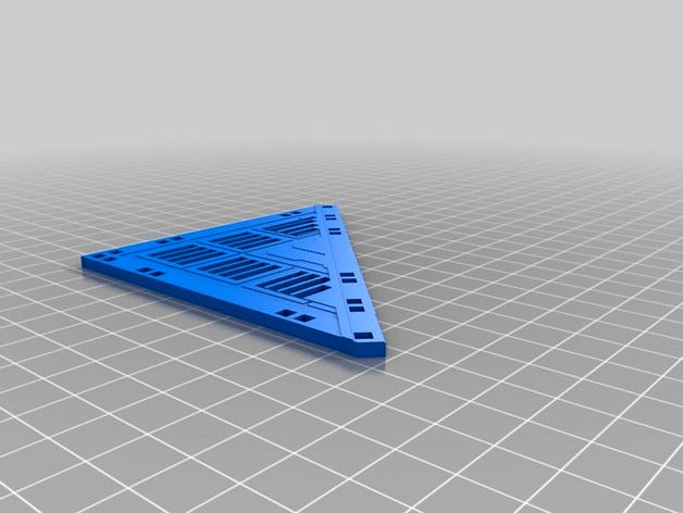 Star Wars Legion Walkway Turn 45 by pfilar 3d model