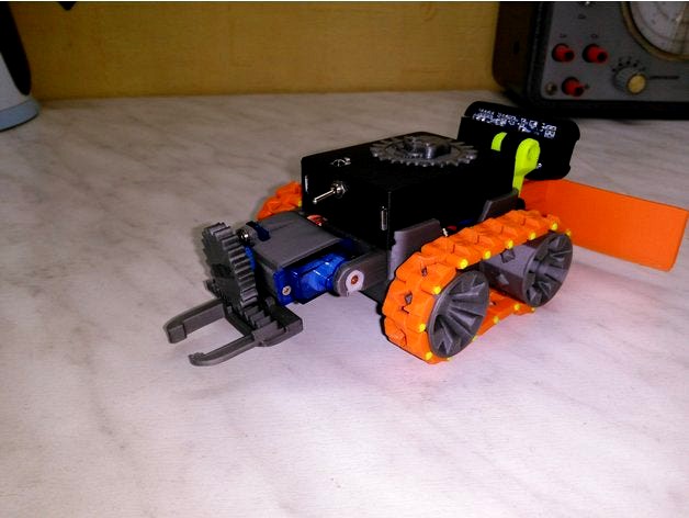 smars modular robot arm, blade by xplp 3d model