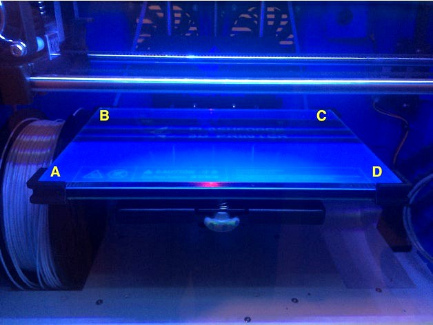 Glass Plate Corner Brackets for Flashforge Inventor 3D Printer (Remix ...