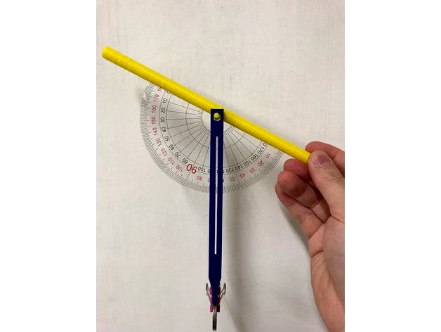 Clinometer (Measure angle of elevation) by hachihung 3d model