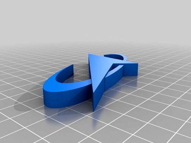 Roskosmos logo by Petr_Novacek 3d model