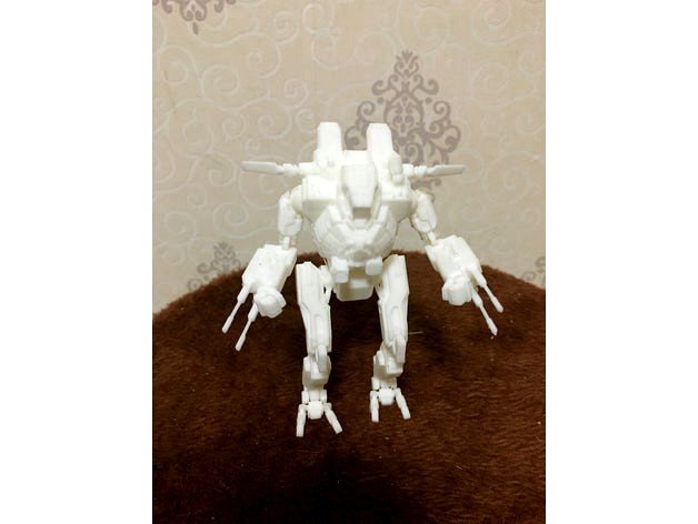 Articulated MWO Spider by 7Fish 3d model