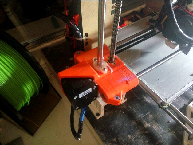 Anet A6 X Axis Half-slit Carriages by kaa_ 3d model