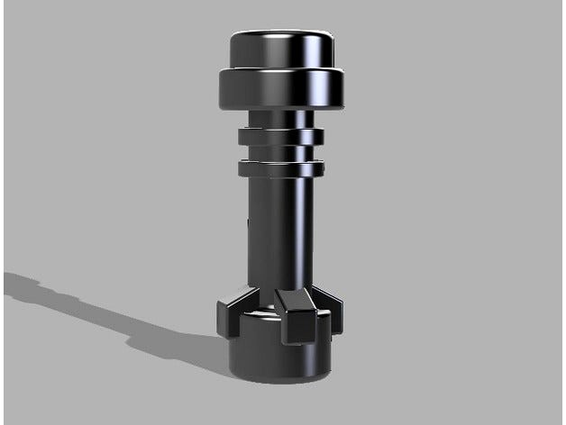 LEGO Star Wars Lightsaber Hilt by Ben_Cockerill 3d model