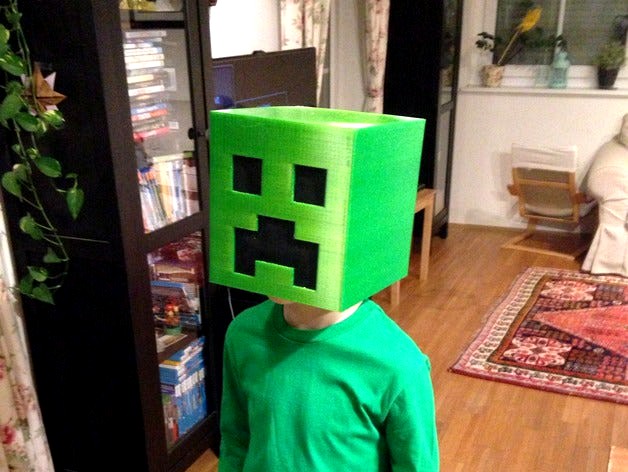 Creeper head by Raudberget 3d model