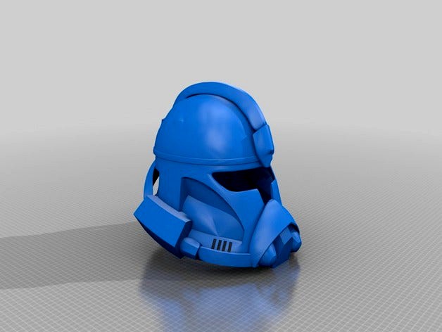 SWTOR Trooper "Legacy" Exalted Helmet by Jace1969 3d model
