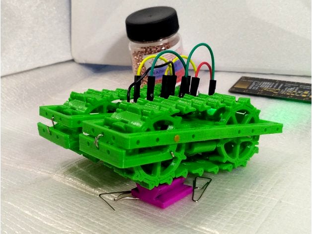 Caterpillar bot chassis. by SiberK 3d model