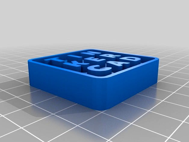 Tinkercad Logo by Matthewkaye 3d model