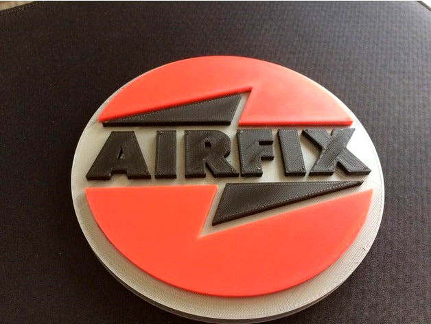 Airfix Logo (coloured) by Ryan1705 3d model