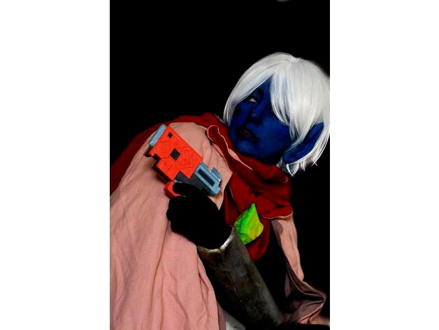 Hyper Light Drifter Gun by LumieNero 3d model