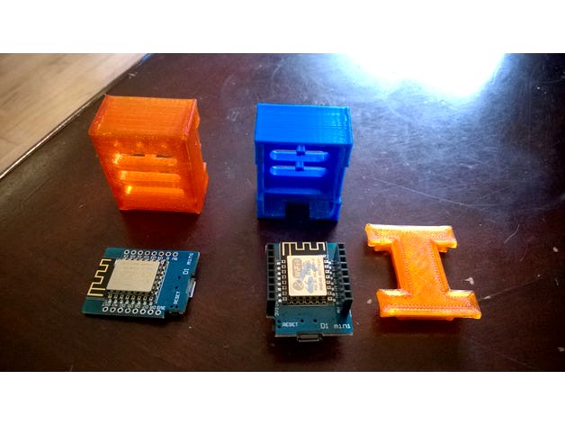 WEMOS D1 Mini 3D Printed Case by theCoolTinkerMan model