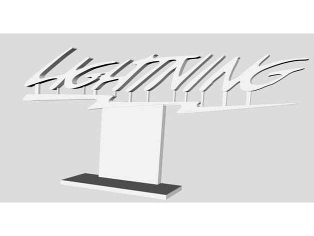 SVT Lightning logo by big_johnsom 3d model