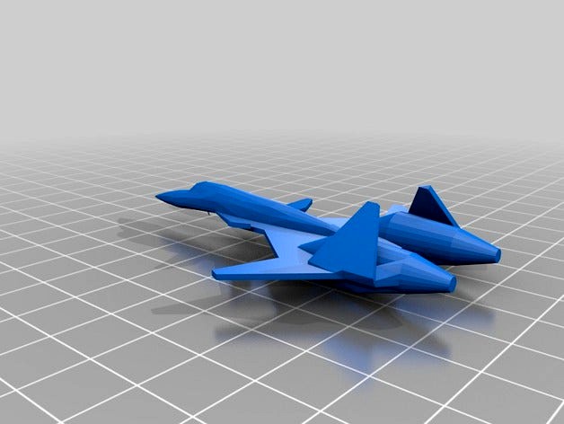 Ace Combat - ADFX-01 Morgan by AceCombatant 3d model